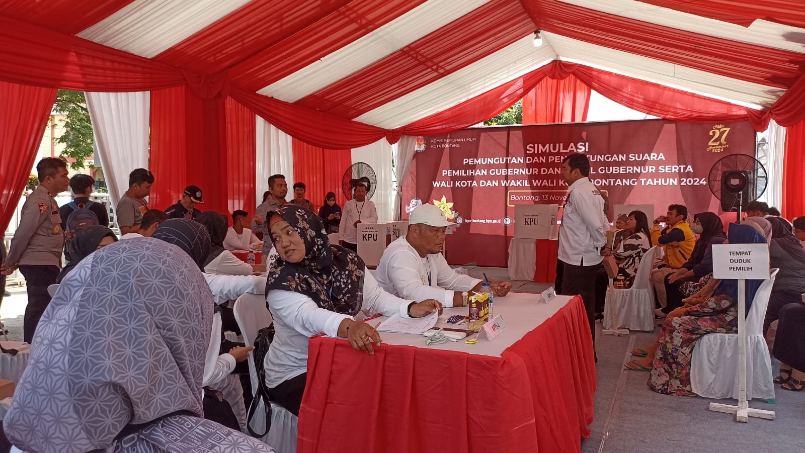 Pastikan Kesiapan Jelang Pilkada, KPU Bontang Gelar Simulasi Pemungutan dan Perhitungan Suara